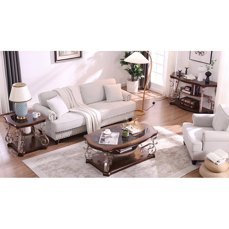 Bloomsbury Market Ajwaa 3 - Piece Living Room Table Set | Wayfair