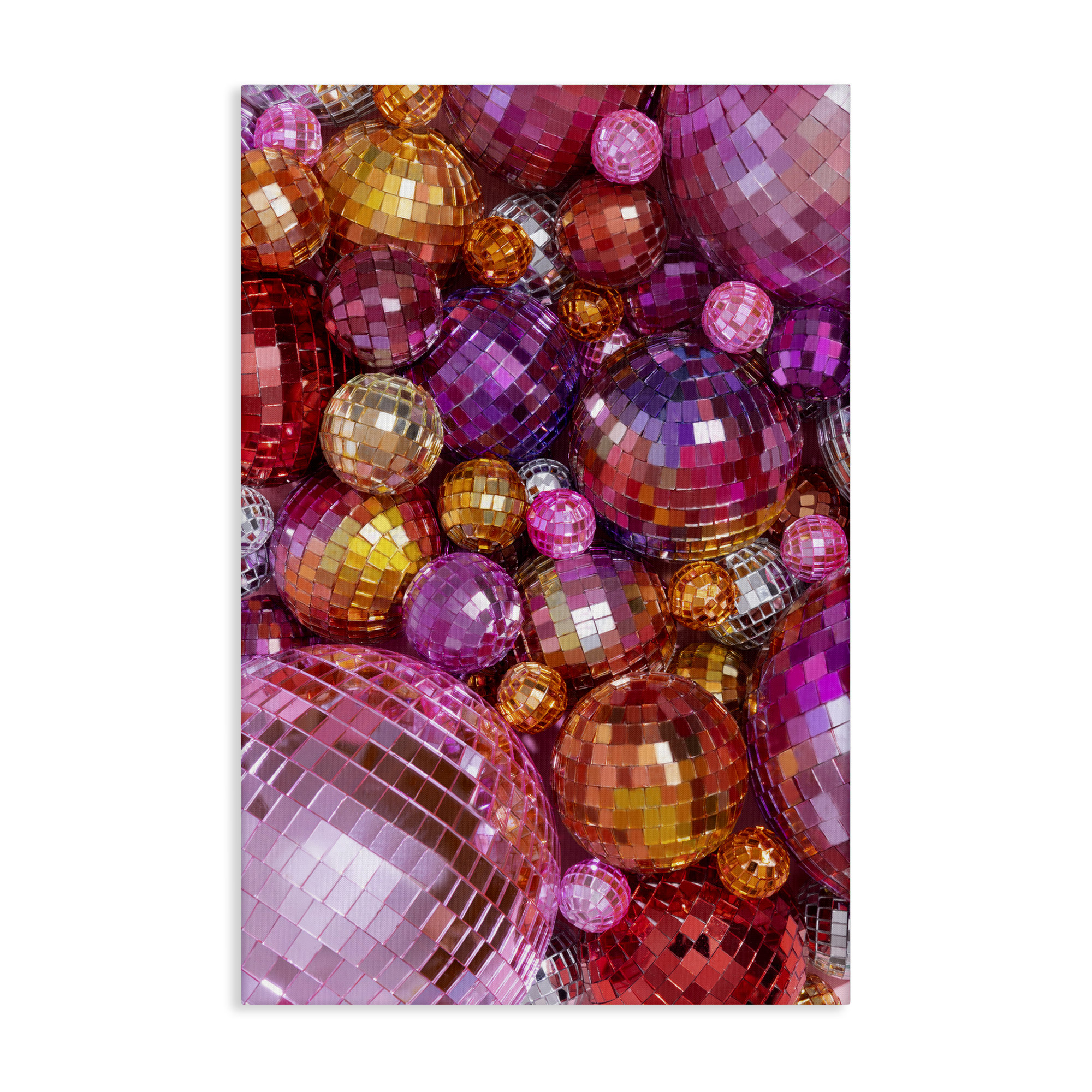 The Holiday Aisle® Various Size Disco Balls Canvas Wall Art by LISH ...