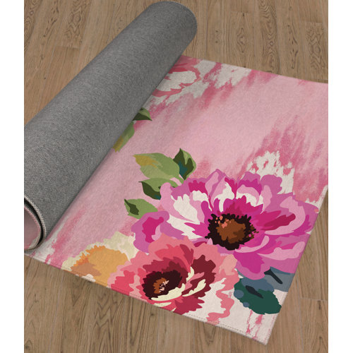 Red Barrel Studio® Floral Rug | Wayfair