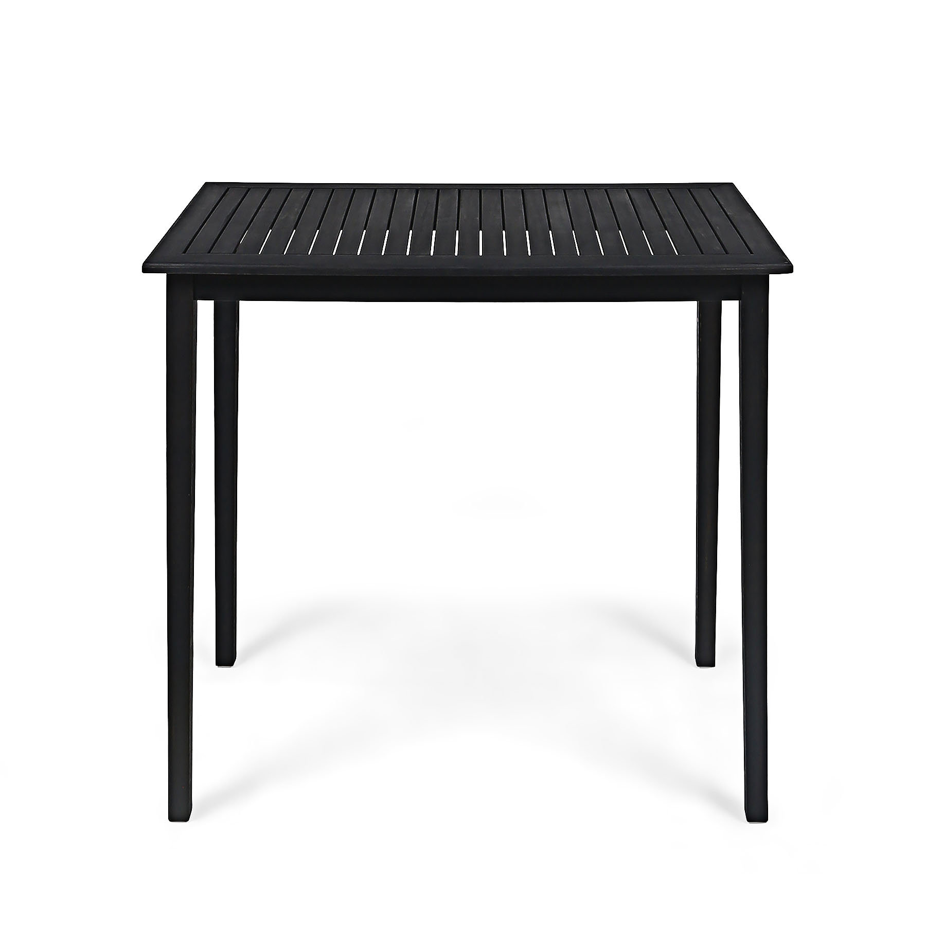 George Oliver Outdoor Minimalist Wood Square Bar Table | Wayfair