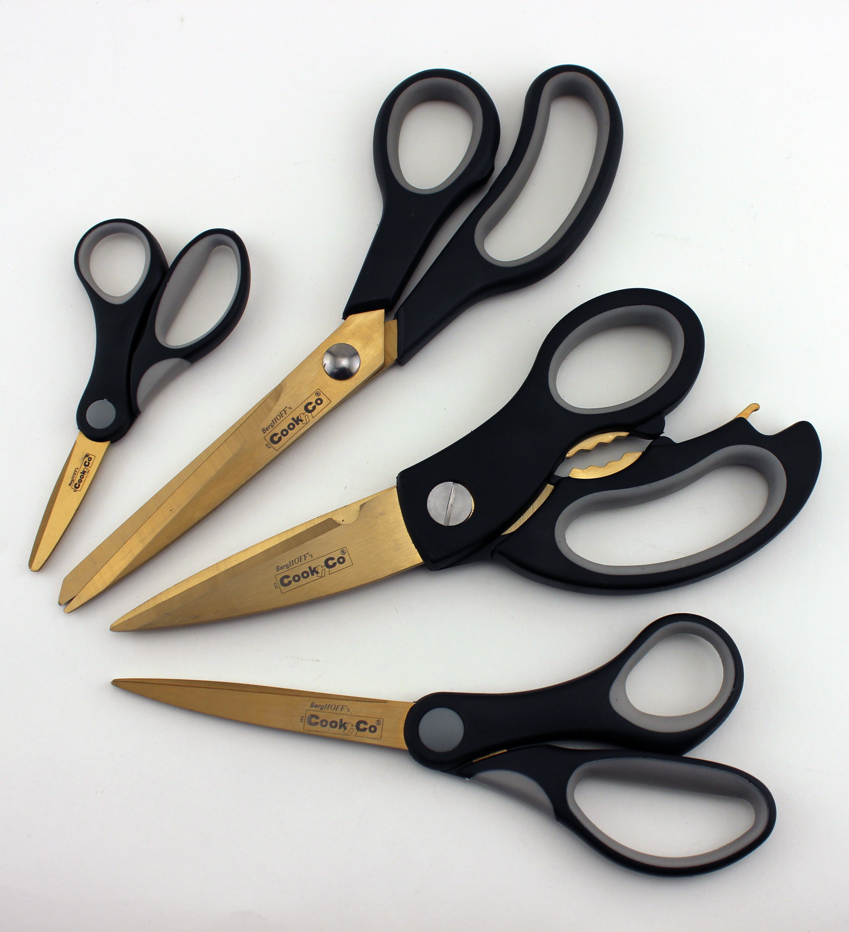BergHOFF Studio 4Pc Gold Series Titanium Scissors Set & Reviews ...