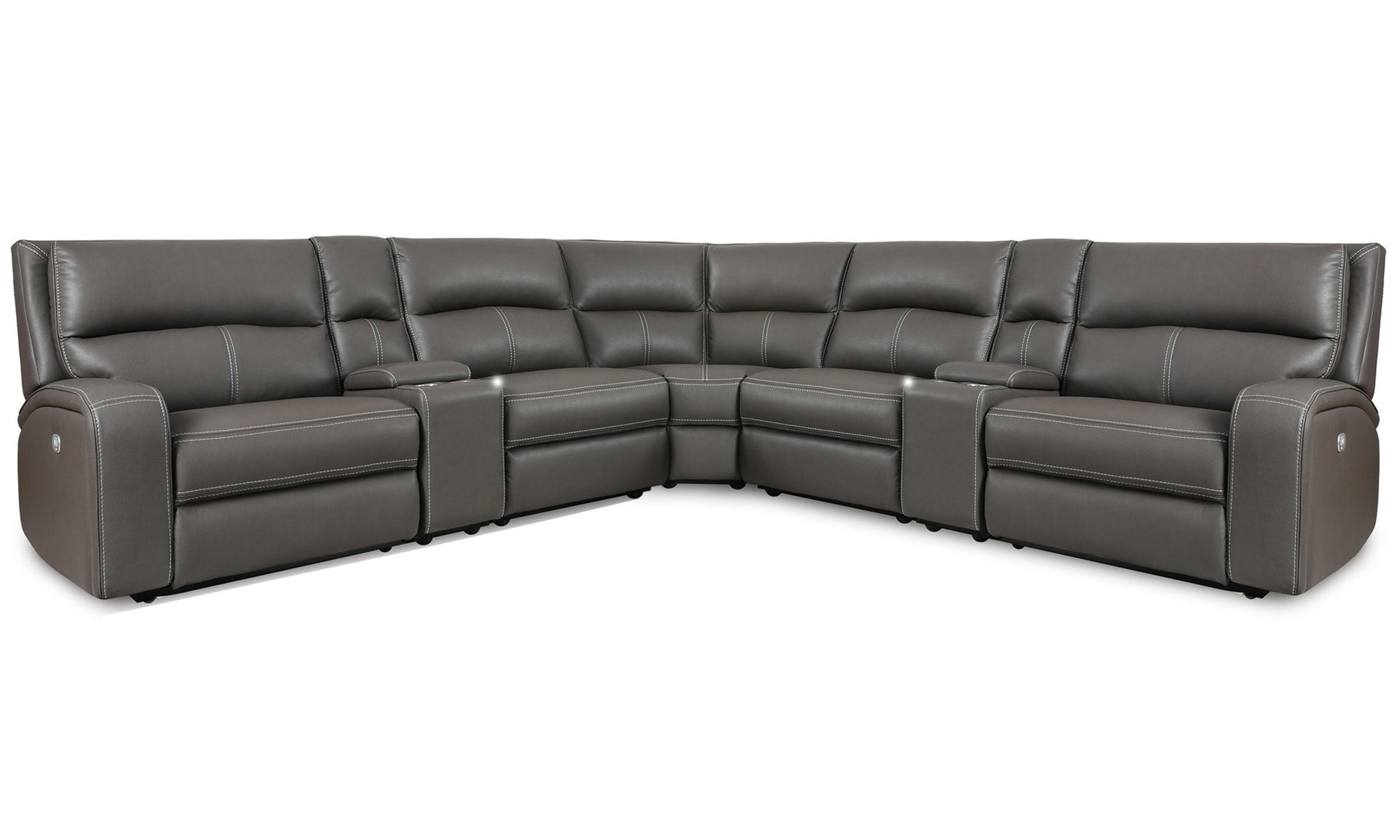Parker Living 7 Piece Modular Power Reclining Sectional With Power ...
