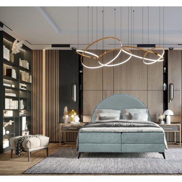 Brayden Studio Boxspringbett Callini mit Topper und Bettkasten | Wayfair.de