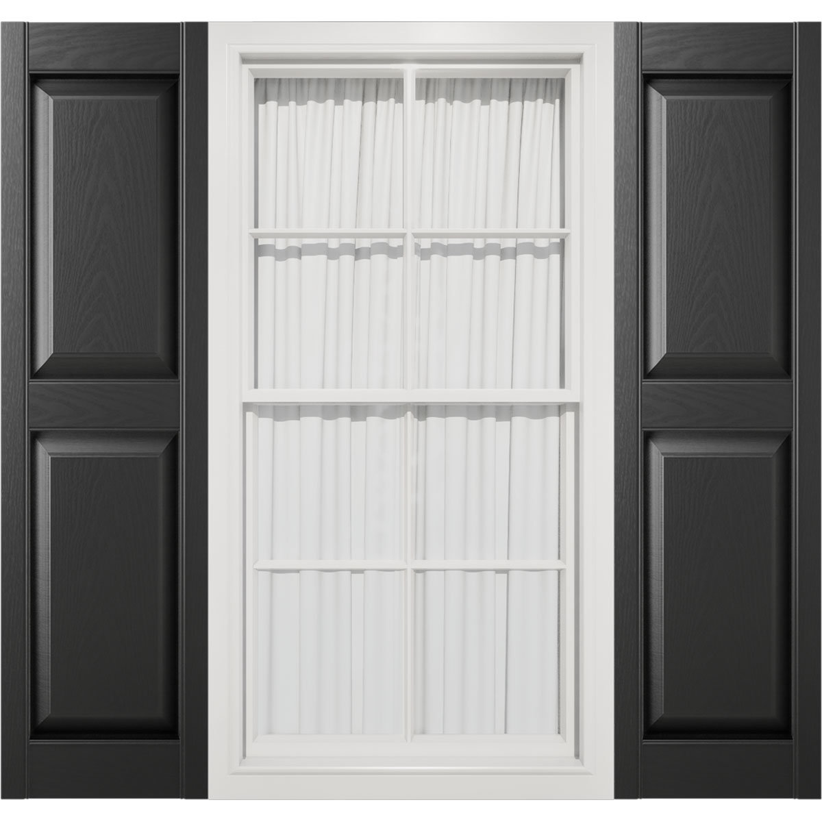 Mid America Cottage Style Double Panel Shutters with Installation ...