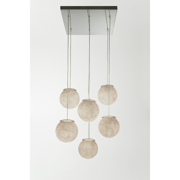 In-es.artdesign Luna 6 - Light Chrome Sphere Pendant | Wayfair.co.uk