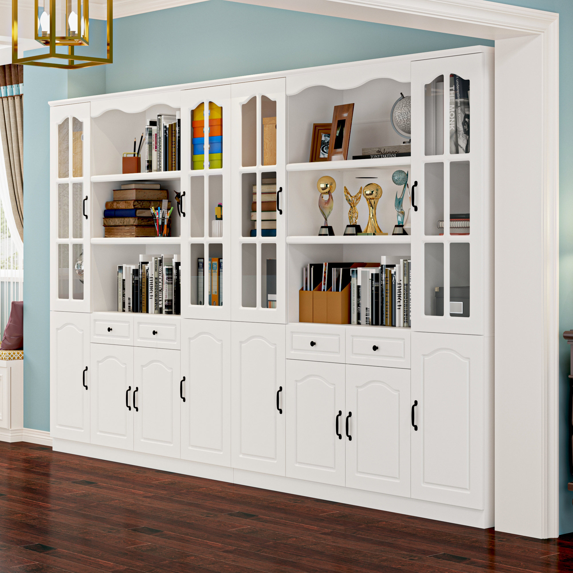 Wildon Home® 126” Wide Large Capacity Office Storage Cabinets - Wayfair ...