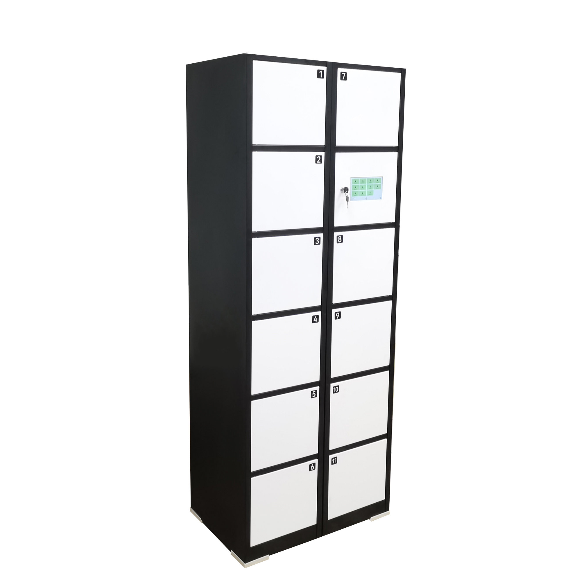 FixtureDisplays® 12 Slot TouchScreen Digtal Access Locker Personal ...