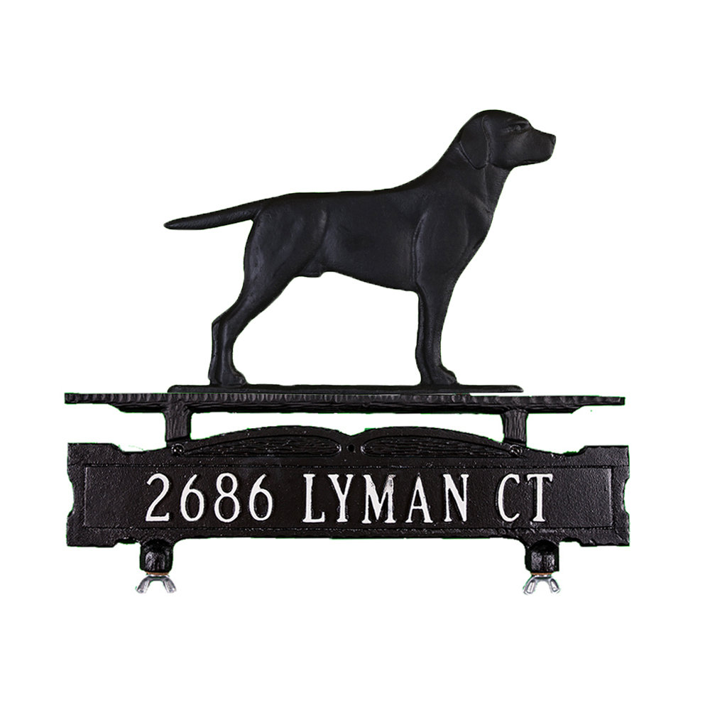 Montague Metal Products Inc. 1-Line Mailbox Sign | Wayfair