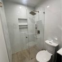 Delta Modern Raincan Square Shower System, Rain Shower Head with ...