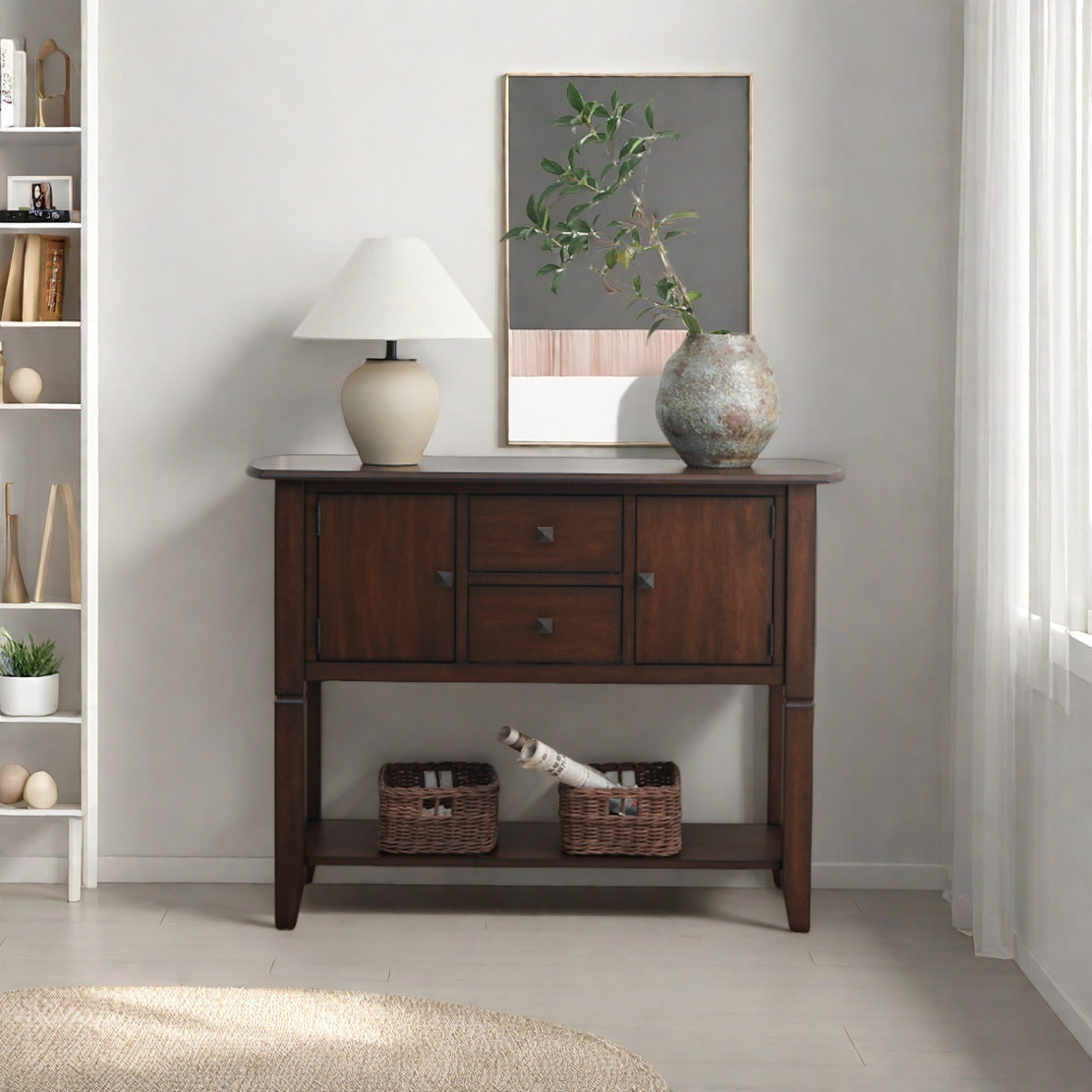 interanest Retro Minimalist Multifunctional Console Table | Wayfair