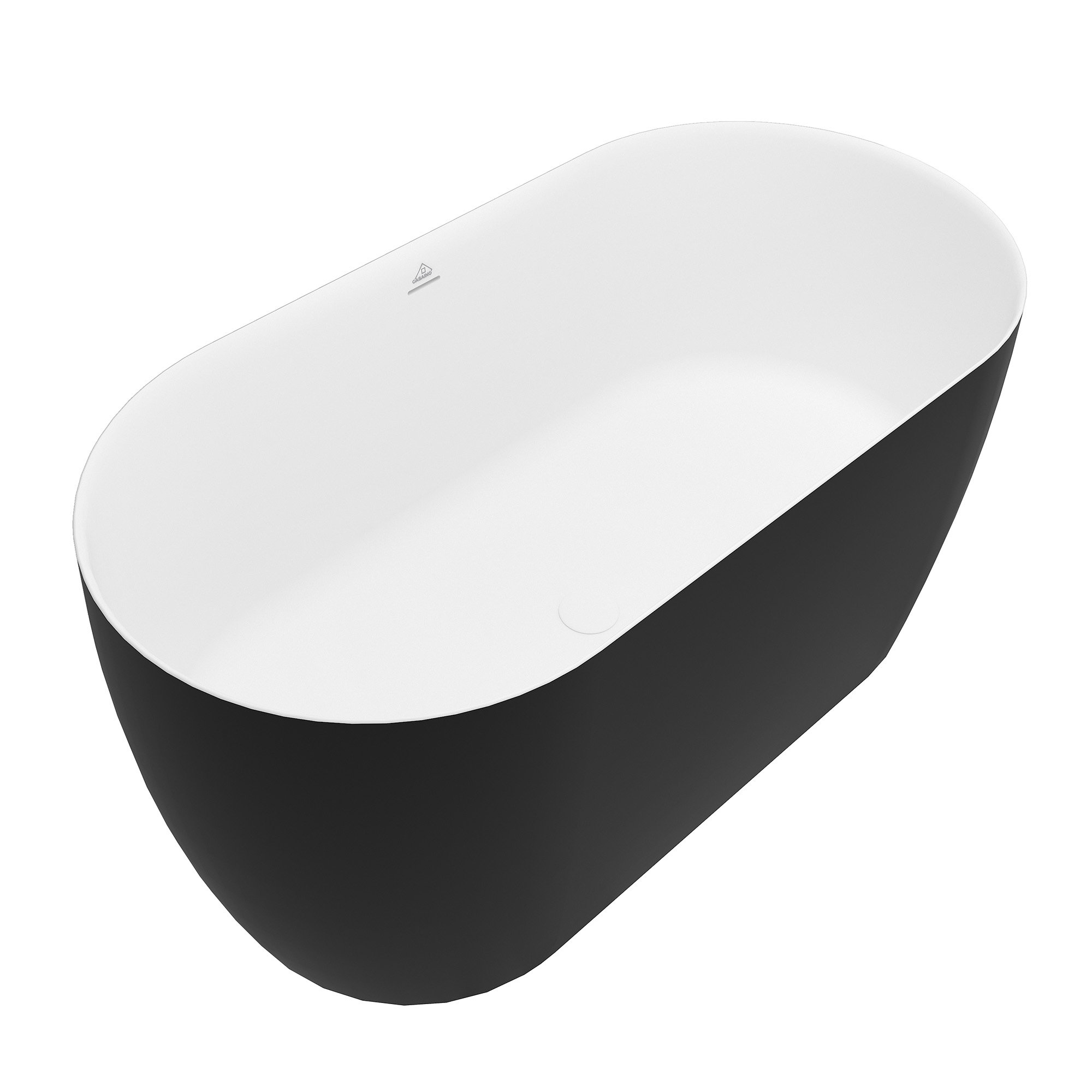 CASAINC Slate Obsidian Cascade 67" x 31" Solid Surface Stone ...