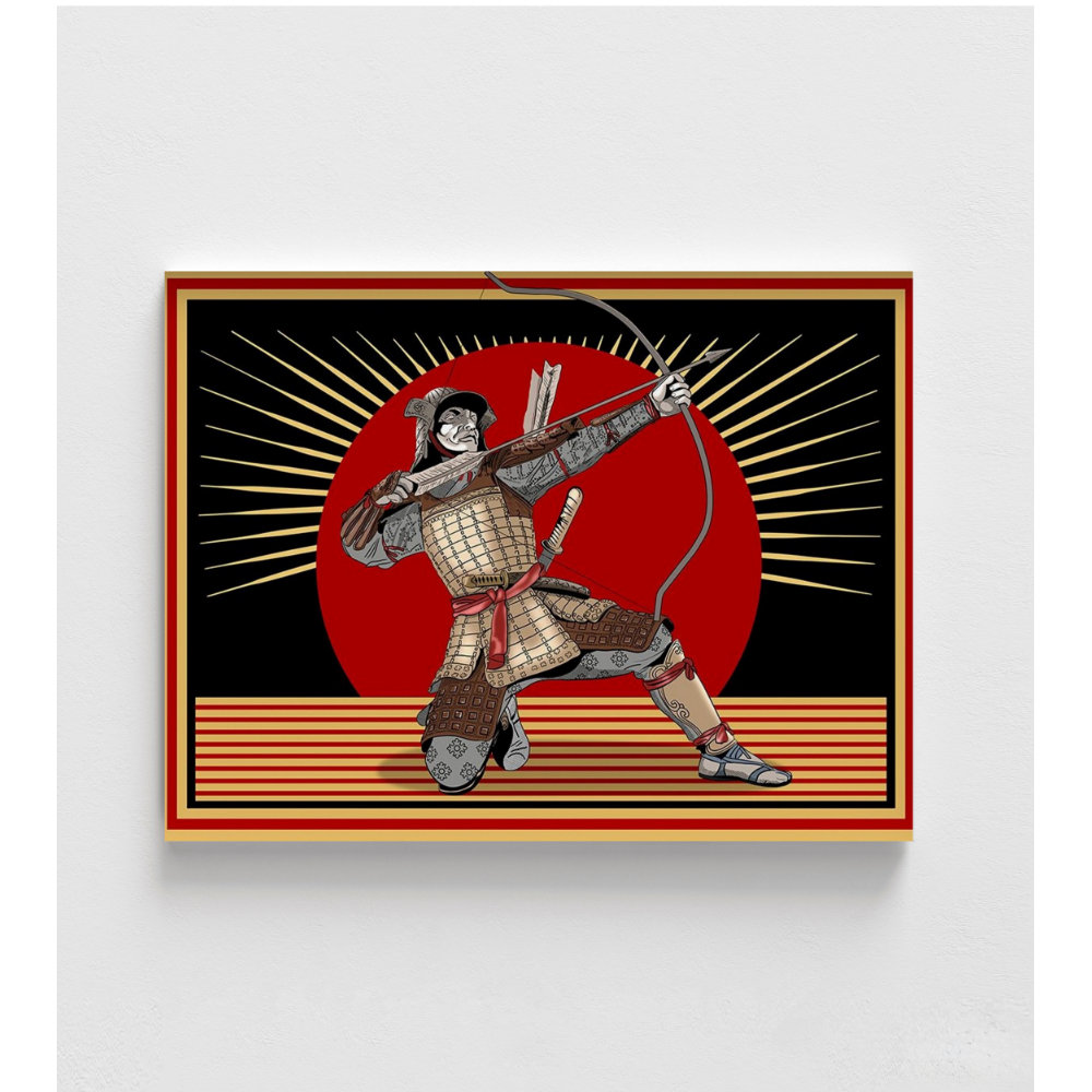 WeFrameArt The Samurai By Mark Rogan, Japanese Warrior Poster Print ...