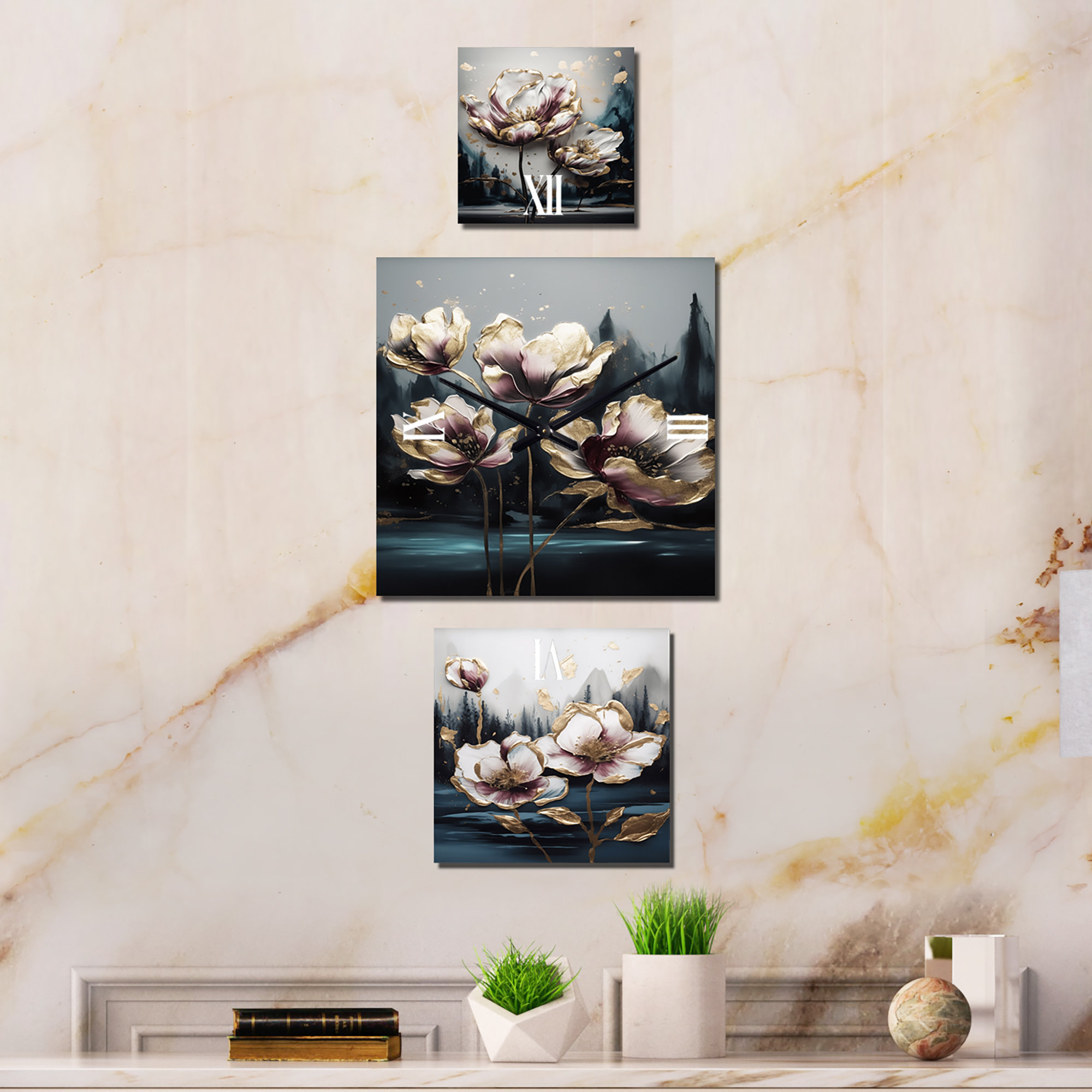 Latitude Run® Jivil Metal Wall Clock | Wayfair