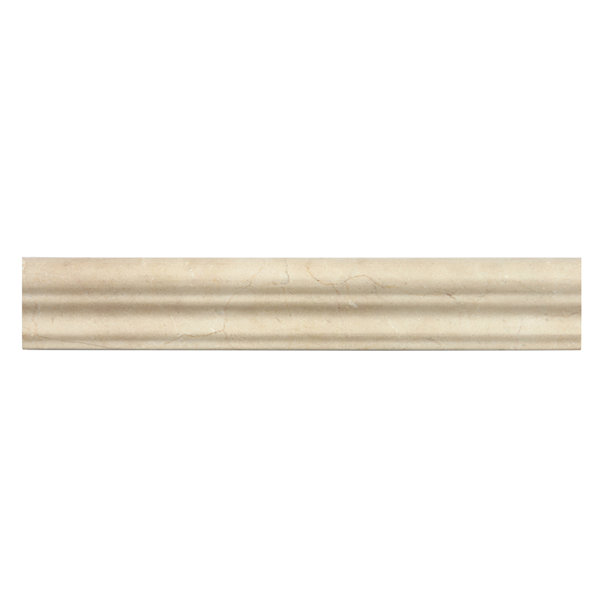 Seven Seas Collection Crema Marfil 2" x 12" Polished Marble Chair Rail ...