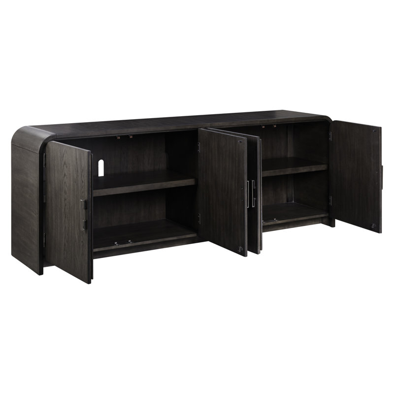 Millwood Pines Getts 82 Inch TV Console | Wayfair