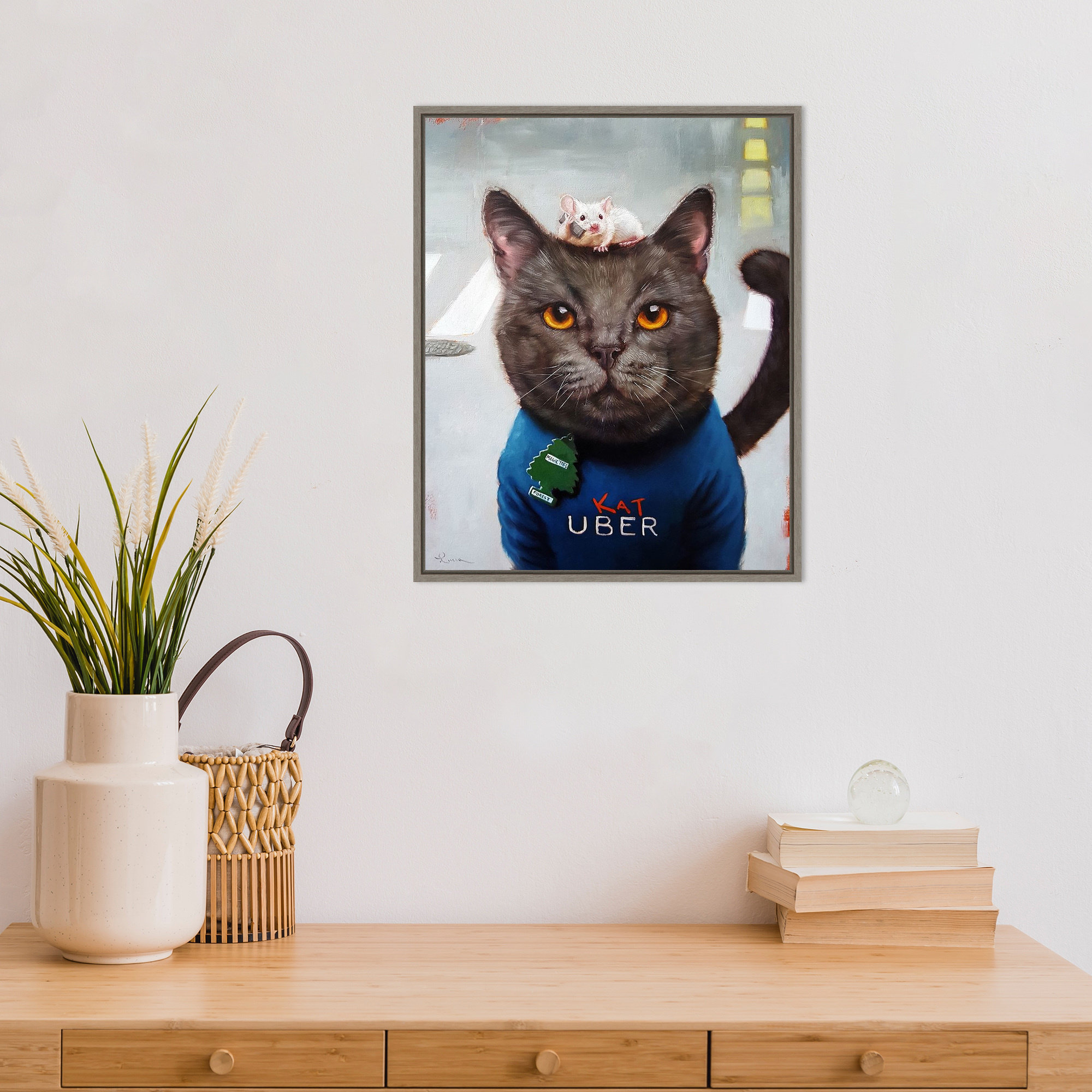 Trinx Lucia Heffernan Collection Cat Uber by Lucia Heffernan - Floater ...