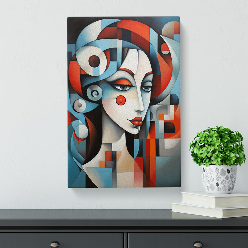 Marlow Home Co. Courtesan Cubism No.3 - Art Prints - Wrapped Canvas ...