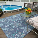 Sol 72 Outdoor™ Amherst Floral Rug & Reviews | Wayfair