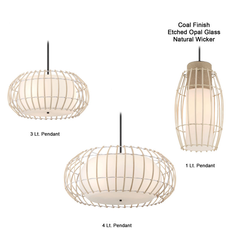 Breakwater Bay Athenis 1 - Light Teardrop Cylinder Pendant | Wayfair