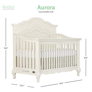 Evolur Aurora 5-in-1 Convertible Crib & Reviews | Wayfair