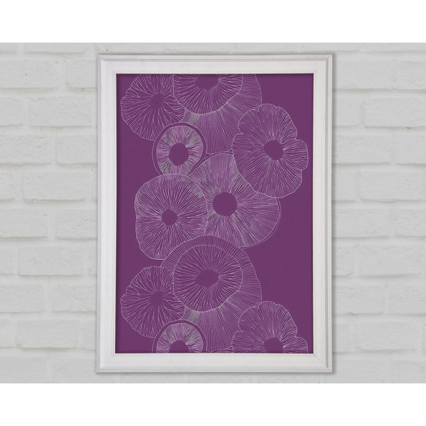 Ivy Bronx Intertwine Purple - Print | Wayfair.co.uk