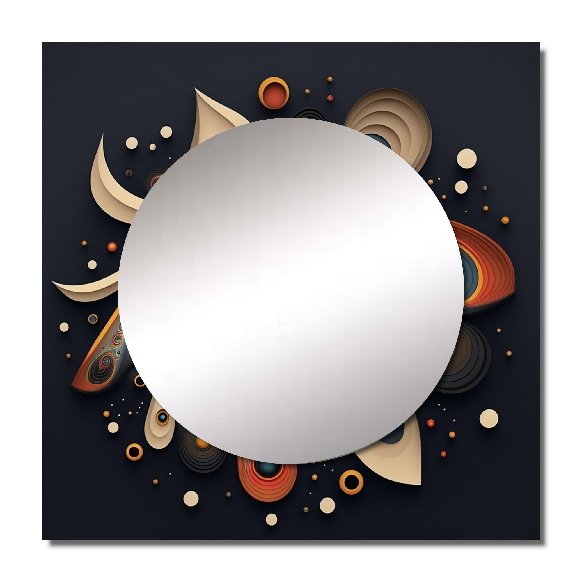 Design Art Occult Effervescence Of Spirit VII - Modern Geometric Square ...