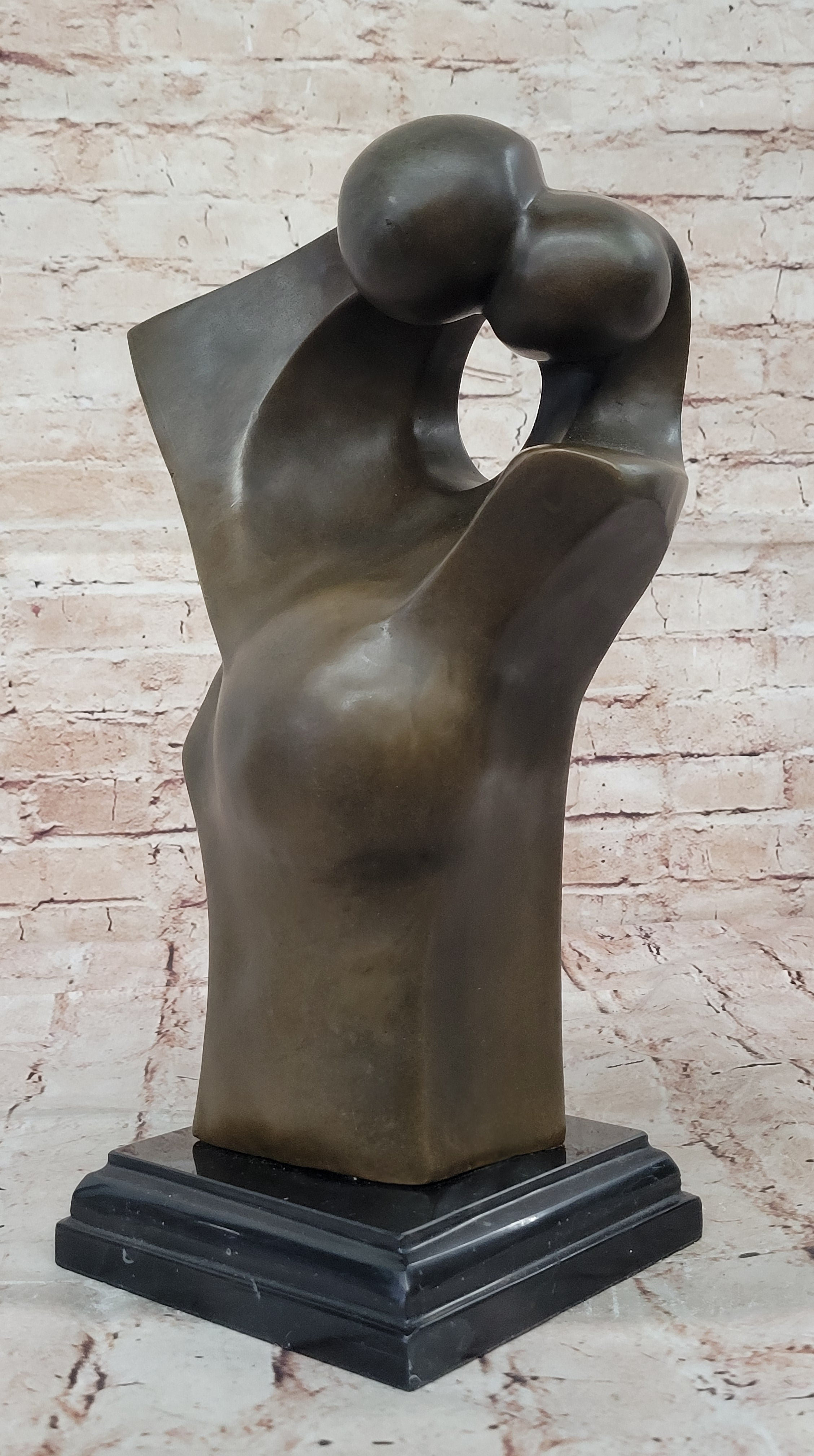 Orren Ellis Abstract Female Form Statue – Modern Bronze Sculpture on ...