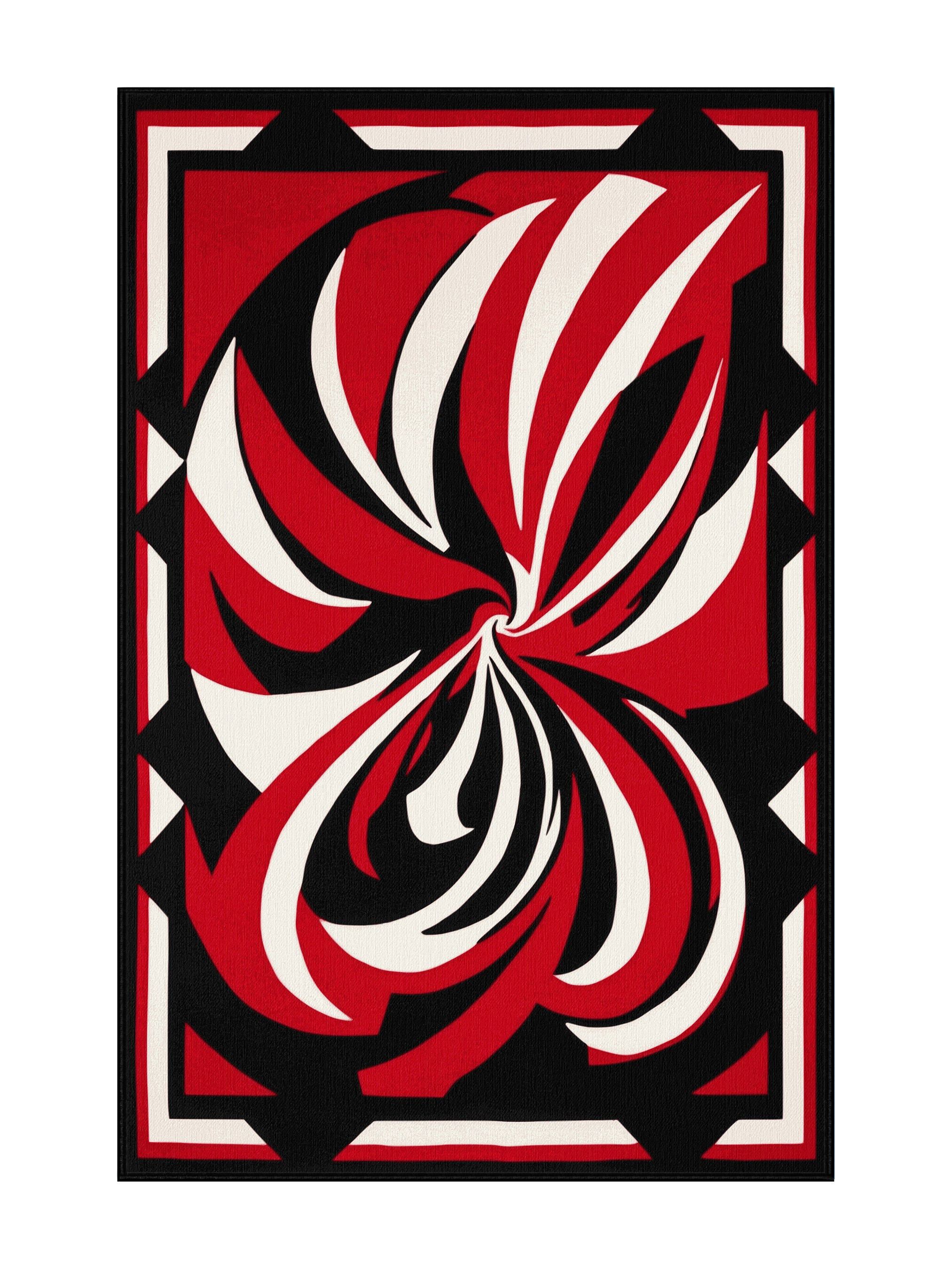 Wrought Studio™ Obsidian Passion Rug | Wayfair