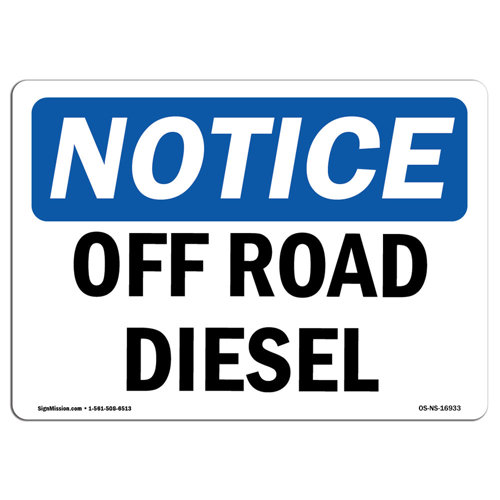 SignMission Off Road Diesel Sign | Wayfair
