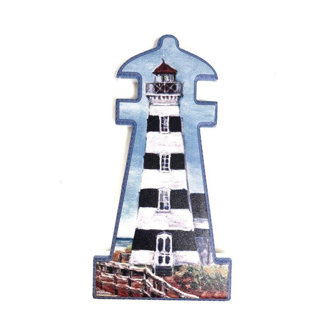 Longshore Tides Black And White Lighthouse Magnet - Wayfair Canada