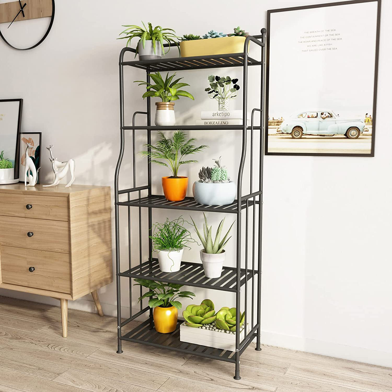 Arlmont & Co. Jenavee 5-Tiered Plant Stand & Reviews | Wayfair