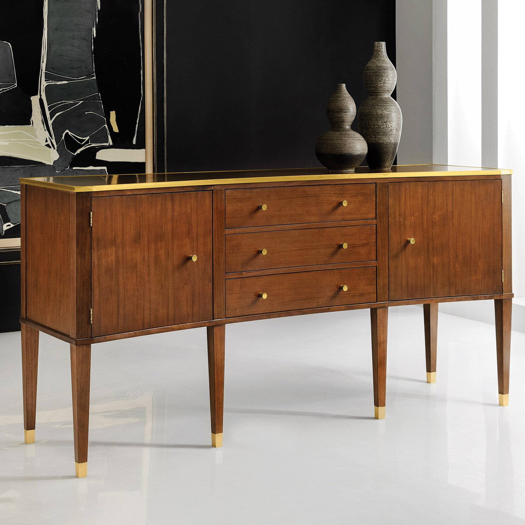 Modern History Home Modern History 80" Wide 3 Drawer Sideboard ...