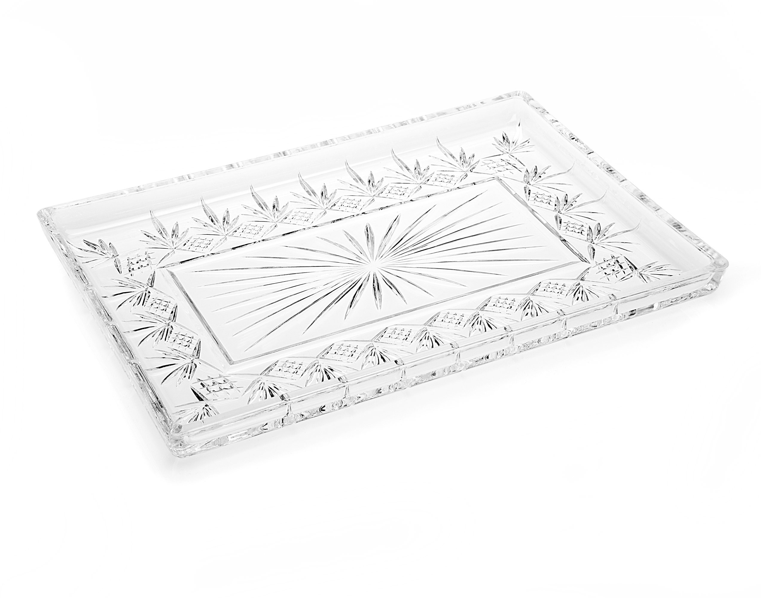 Godinger Silver Art Co Dublin Crystal Vanity Tray | Wayfair