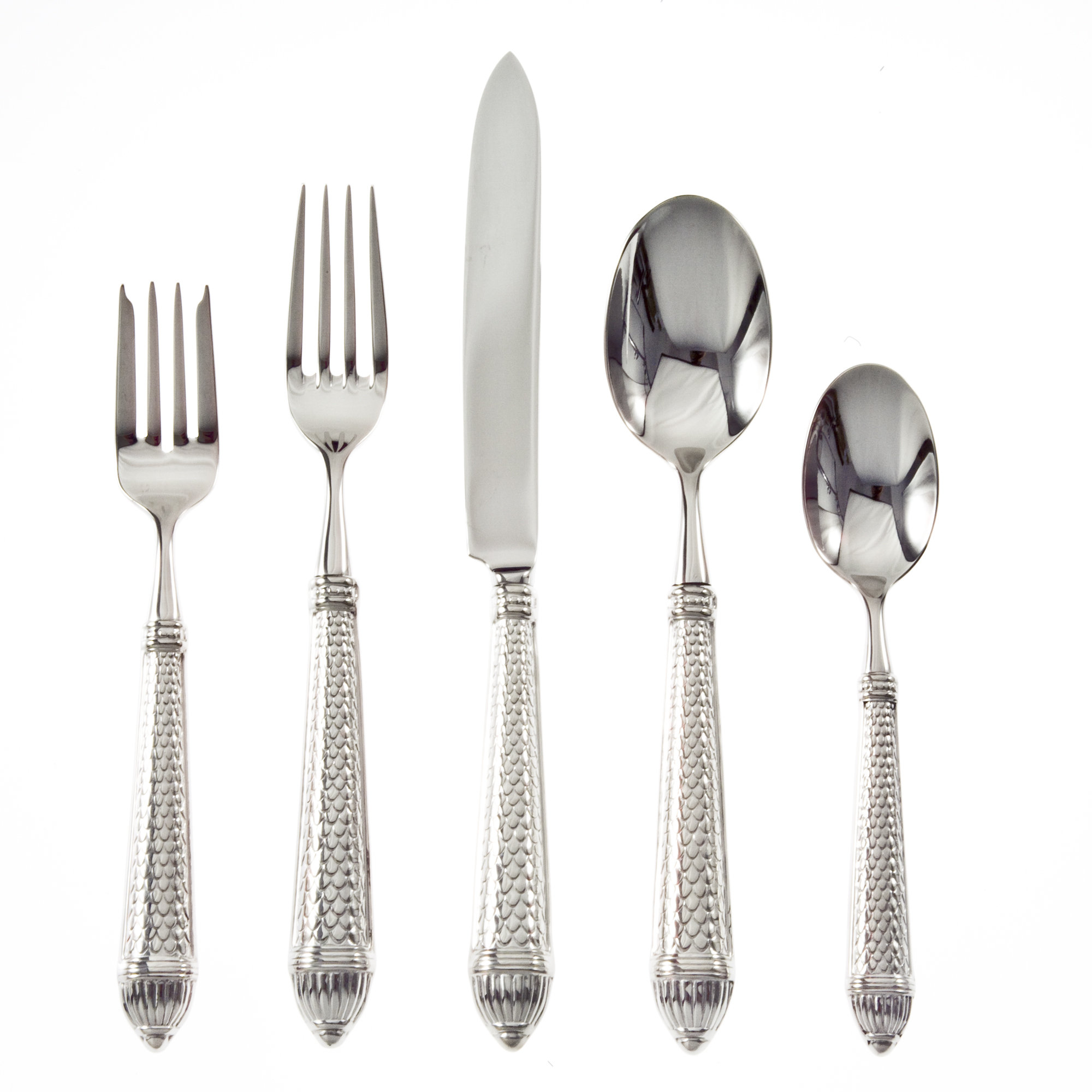 Ricci Argentieri Raffaello Rafaello 5 Piece 18/10 Stainless Steel ...