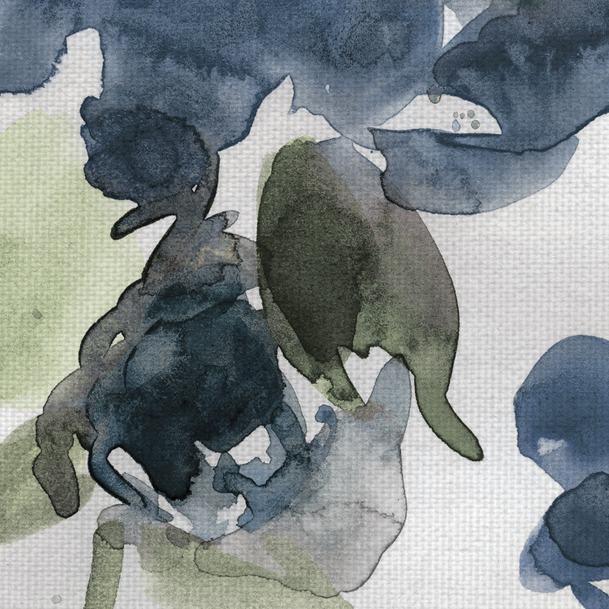 Charlton Home® 'Belle s Blue I and II Indigo' 2 Piece Wrapped Canvas ...