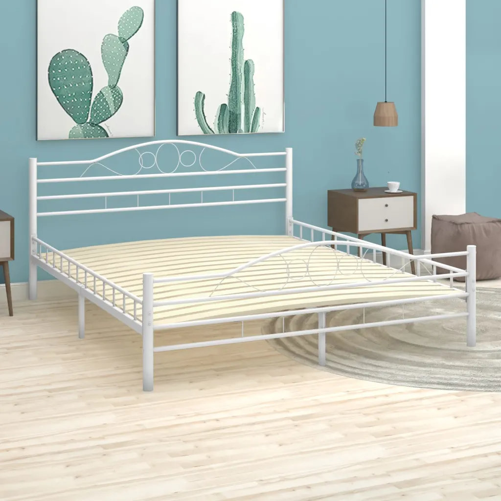 vidaXL Slatted Bed Base Solid poplar wood Foldable | Wayfair