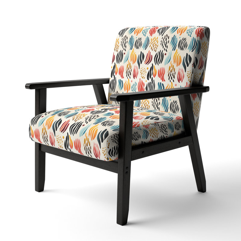 Red Barrel Studio® Abstract Coral Reef Multicolor Azure I - Upholstered ...