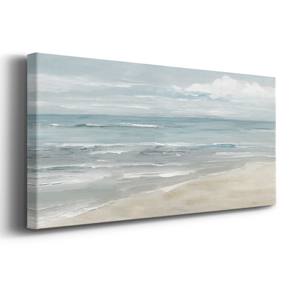 Wexford Home Soft Solace Beach- Gallery Wrapped Canvas -Ready to Hang ...