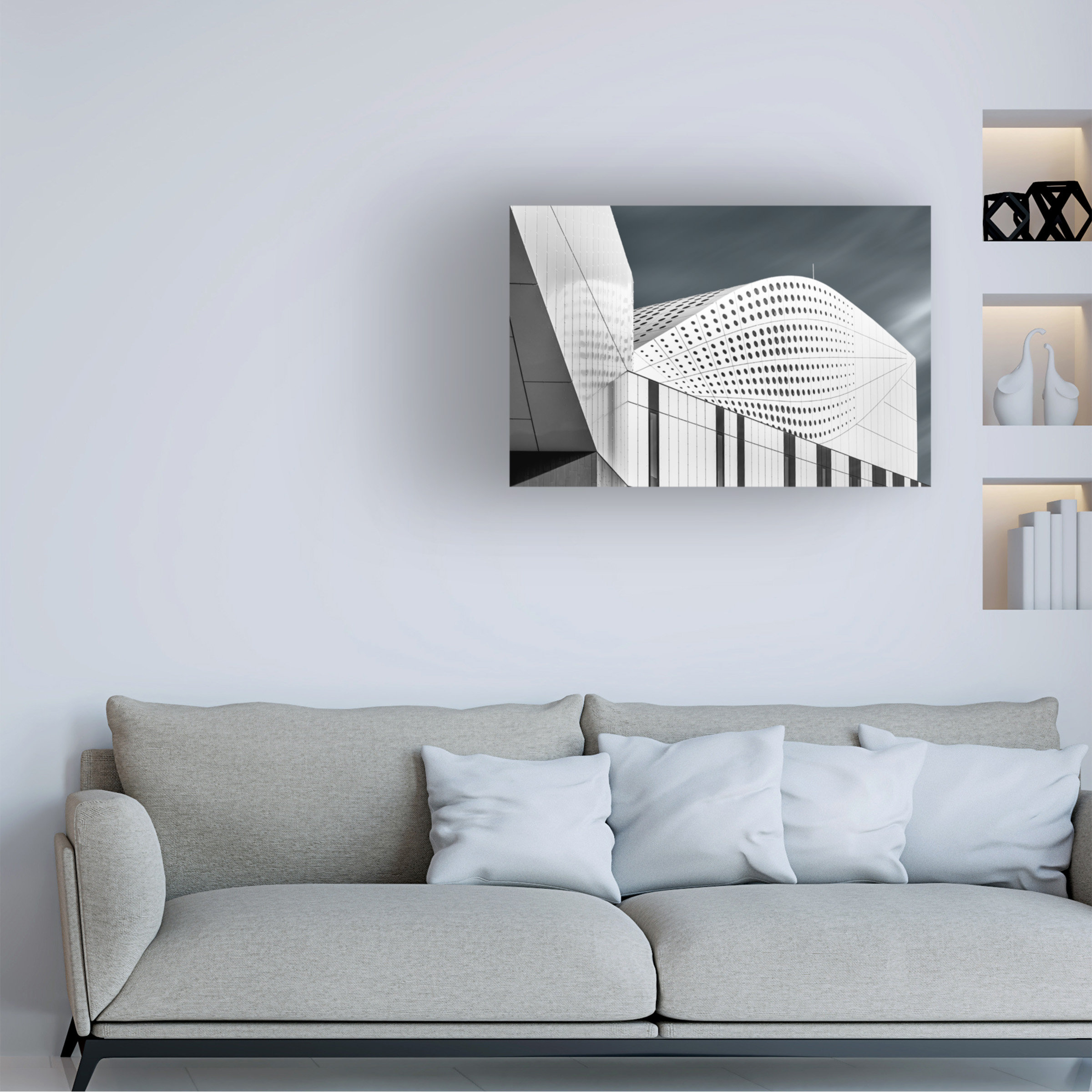 Ebern Designs Theo Luycx Theatre De Stoep Canvas Art | Wayfair