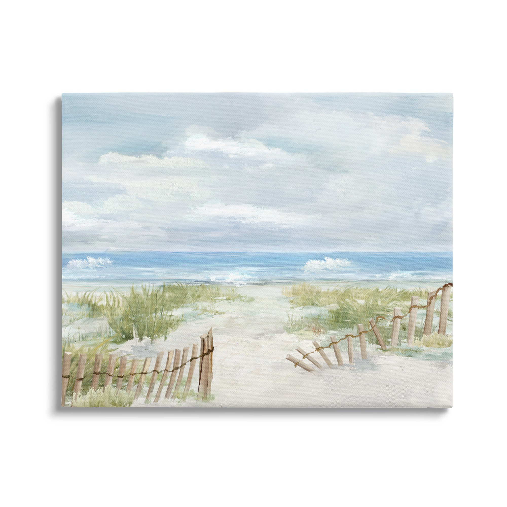 Highland Dunes On The Island Landscape On Canvas by Carson Lyons Print ...