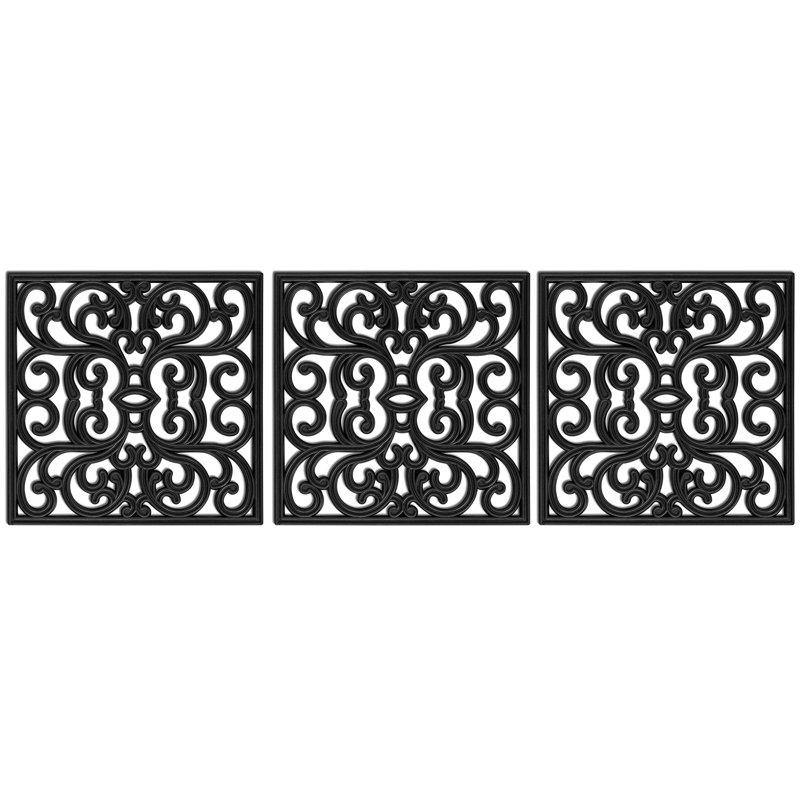 Lark Manor™ Rubber Stepping Stones - Set of 3 Decorative Pavers for ...