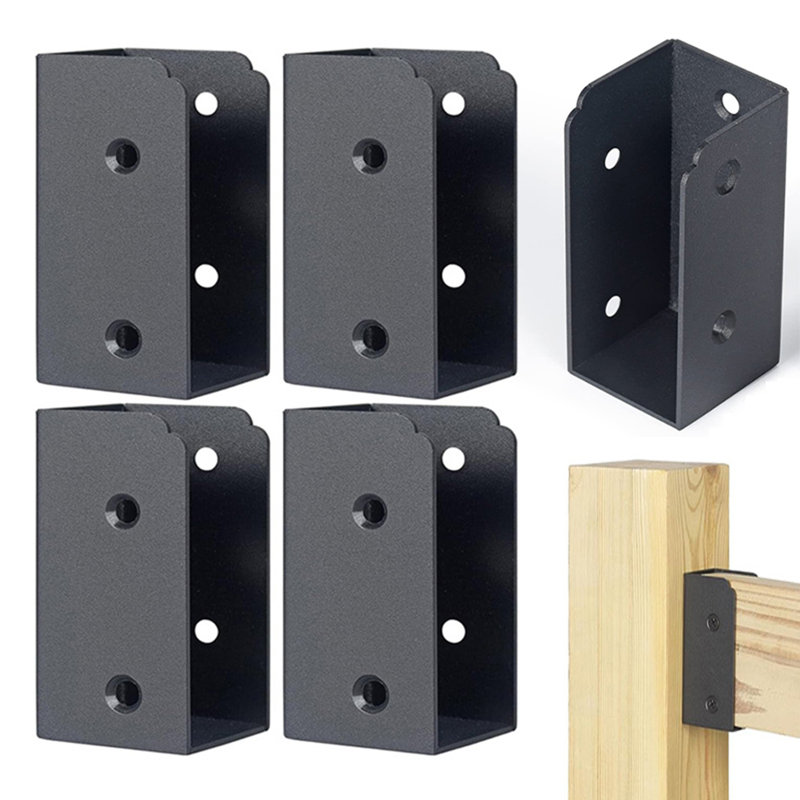 Arlmont & Co. 8Pcs Stainless Steel Deck Railing Brackets Stair ...