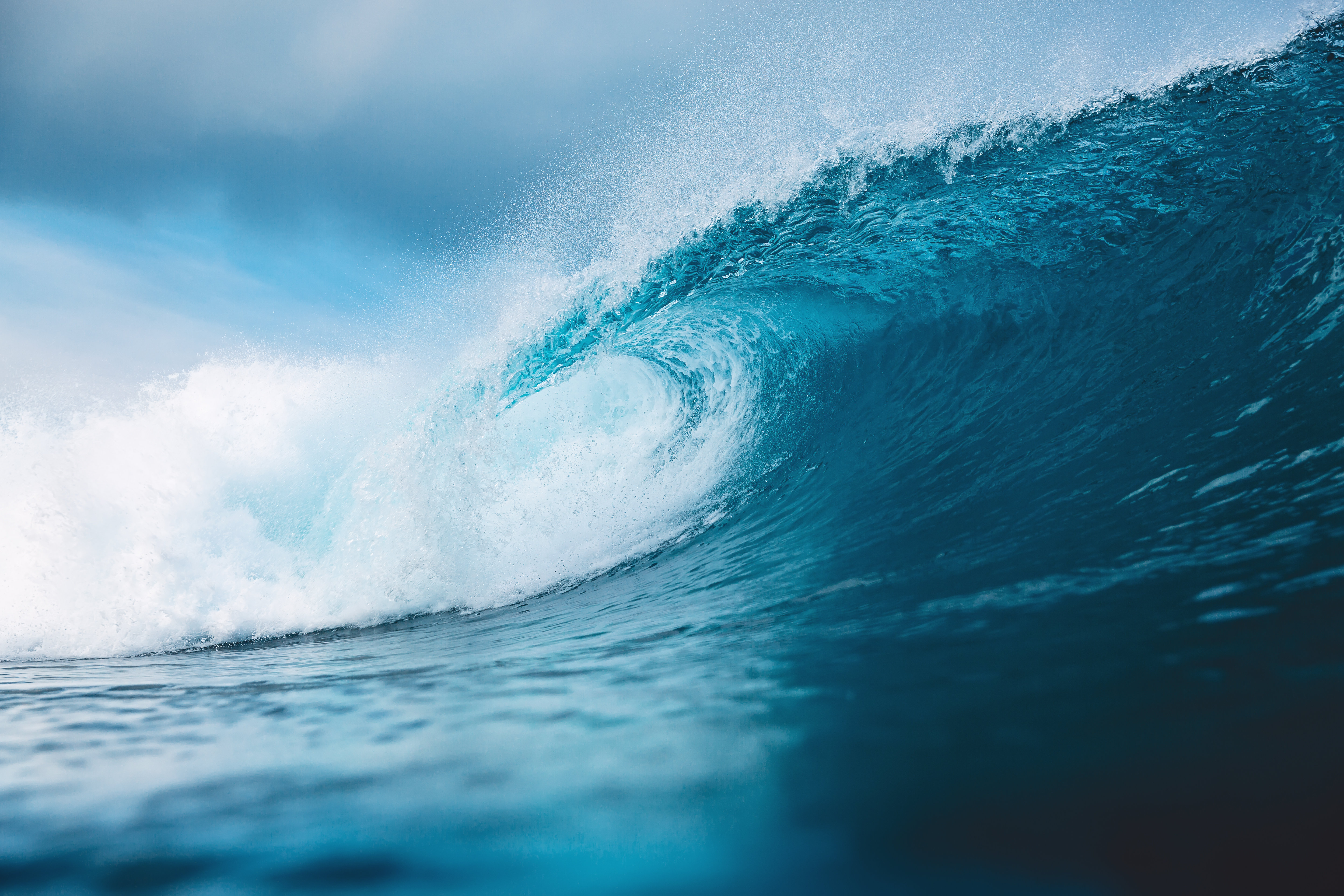 Highland Dunes Wave in Ocean by Nuture - Wrapped Canvas Photograph ...