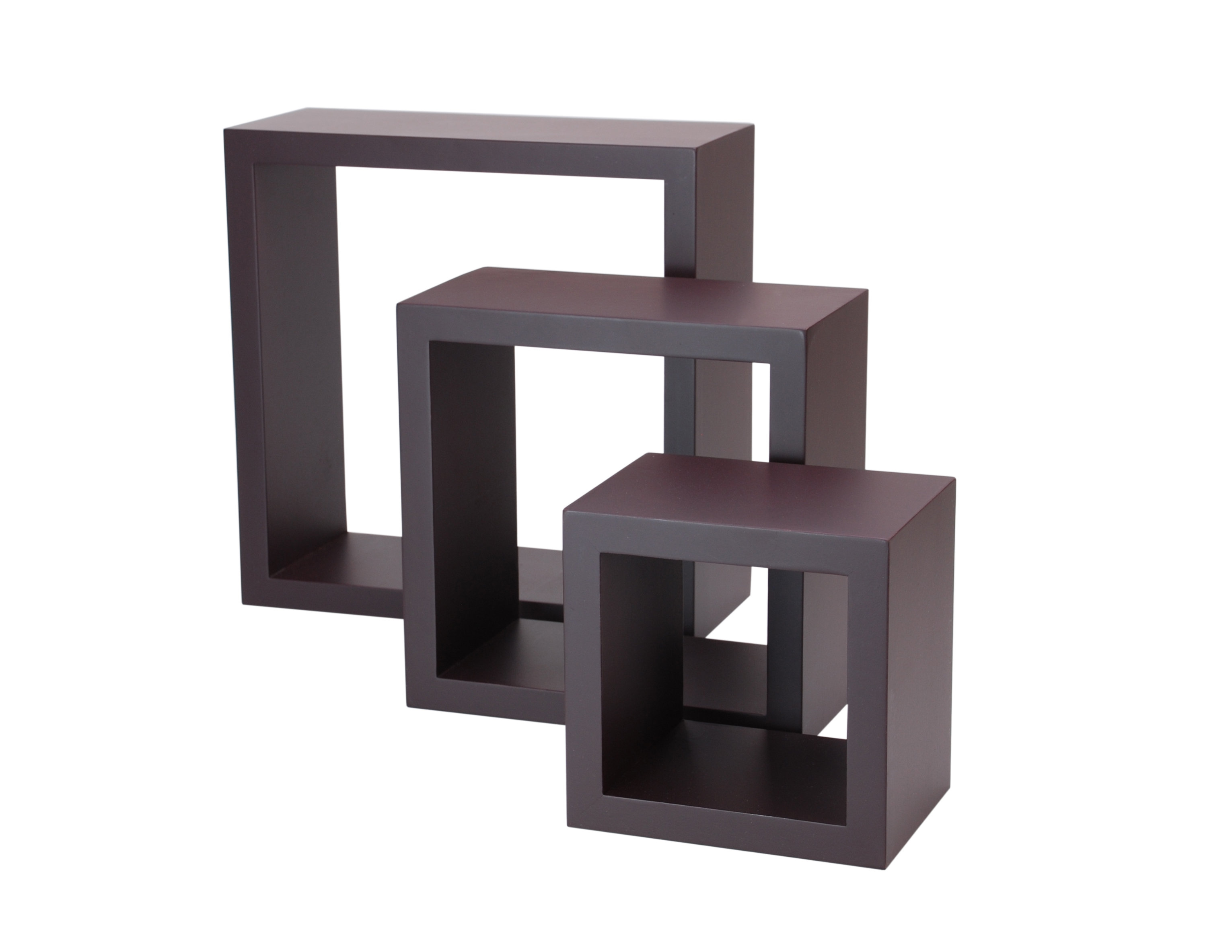 Ebern Designs Tablette décorative carré 3 pièces Golo & Reviews ...