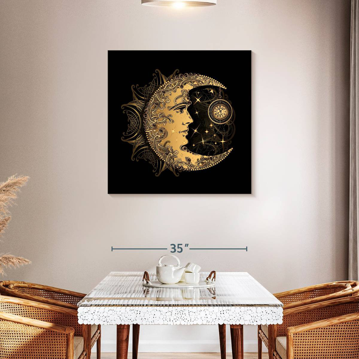 Elephant Stock Bohemian Crescent Moon | Wayfair