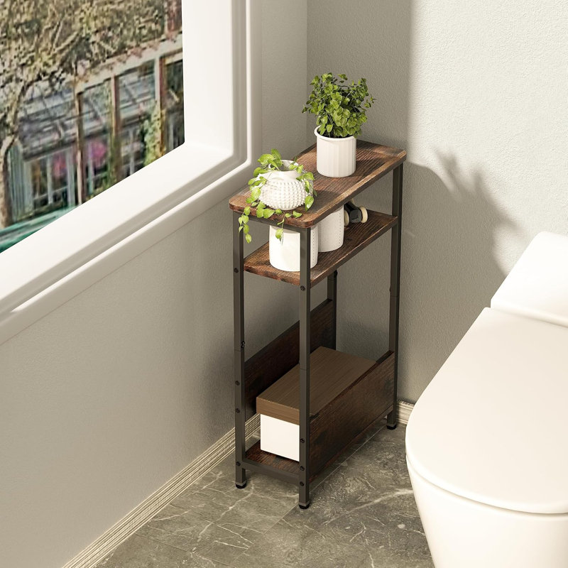 17 Stories Narrow Side Table for Small Spaces | Wayfair