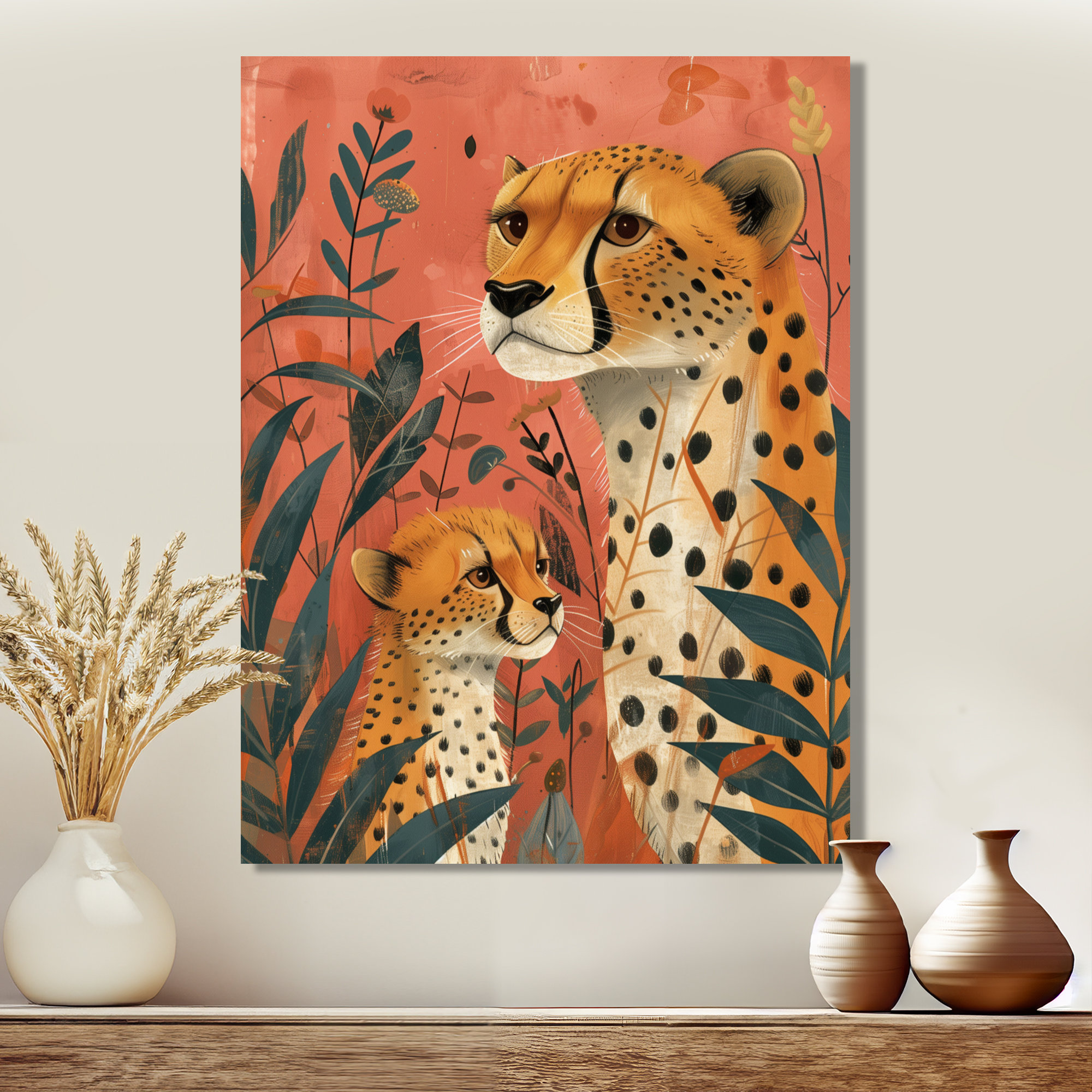 Bungalow Rose Cheetah's In The African Rainforest III - Leopard/Cheetah ...