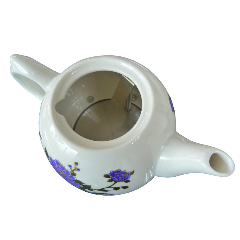 FixtureDisplays Ceramic Electric Tea Changing Color Pattern Kettle ...