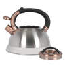 Mr. Coffee Flintshire 2.2 Quart Large Whistling Stainless Steel Tea ...
