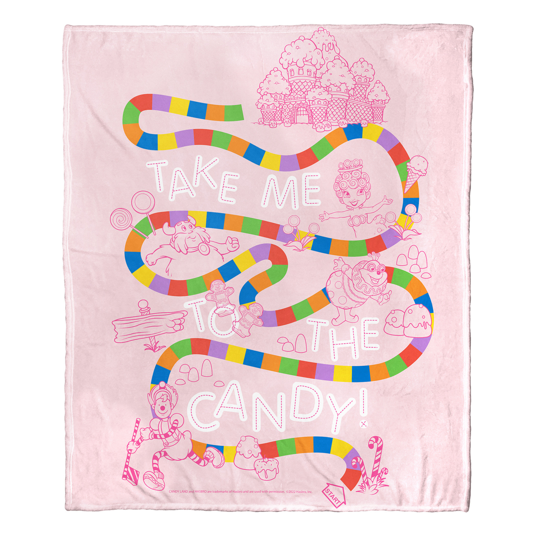 Northwest Hasbro Candyland Take Me to the Candy Throw | Wayfair
